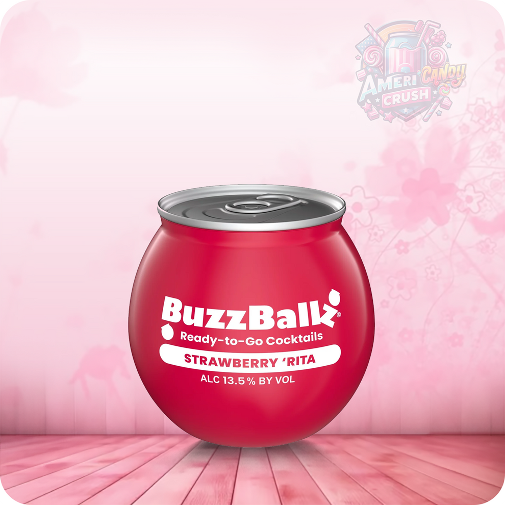 BuzzBallz Strawberry Rita 200ml – Americandy