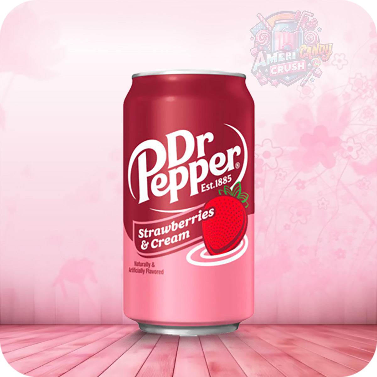 Dr Pepper Strawberries & Cream Soda 355 ml | Order Online – Americandy