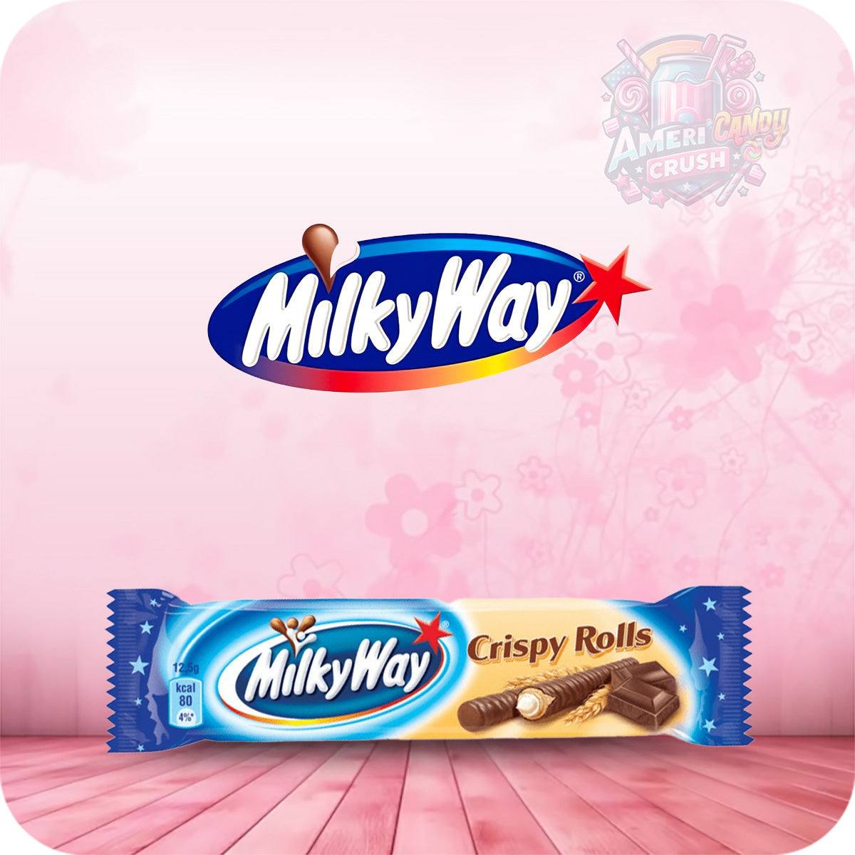 Milky Way Crispy Rolls 25g | Milk Chocolate – Americandy